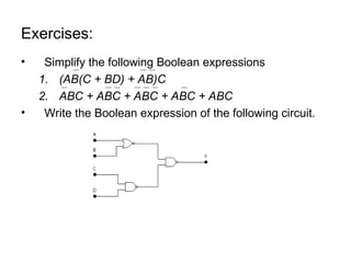 Best Explanation about De Morgan's Law and Components | PPT