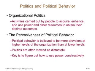 organizational behavior notes for class.ppt