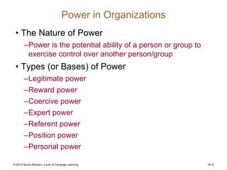 organizational behavior notes for class.ppt