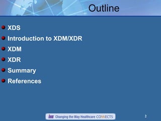 IHE-XDS_XDR-XDM Understanding | PPT
