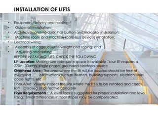 Building Utilities 2 : Elevators and Escalators | PPT
