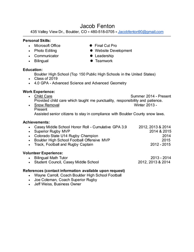 Jacob Fenton resume | DOCX