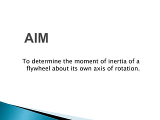 presentation of "moment of inertia" | PPT