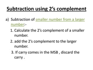 binary arithmetic rules | PPT