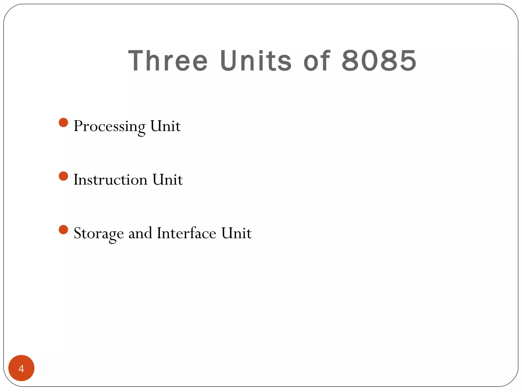 12973 block diagram of 8085 | PPT | Operating Systems | Computer Software and Applications
