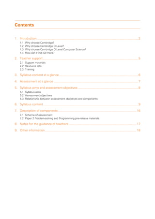 O'levels Computer Science 2210 Syllaybus 2015 | PDF
