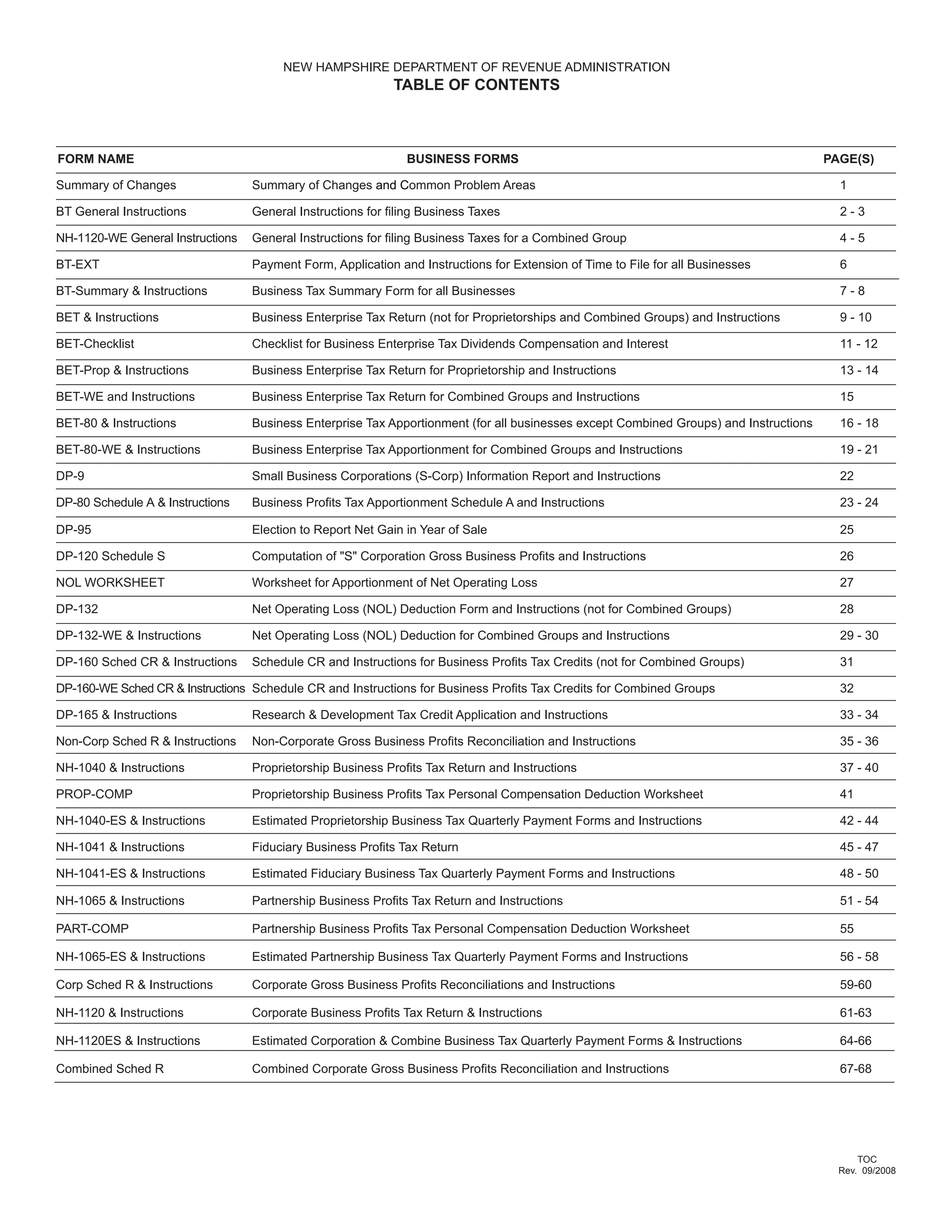 Taxpayer Forms Booklet for 2008 | PDF