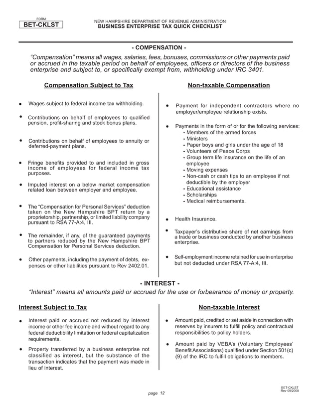 Business Enterprise Tax Return | PDF