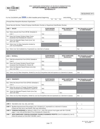 Apportionment of Foreign Dividends | PDF