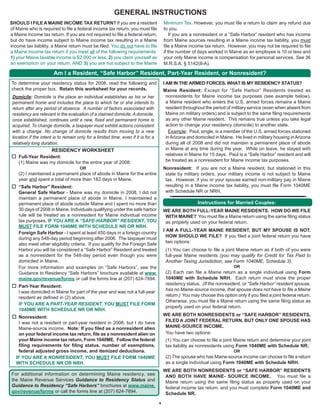 1040S-ME resident short form booklet (forms & instructions) | PDF
