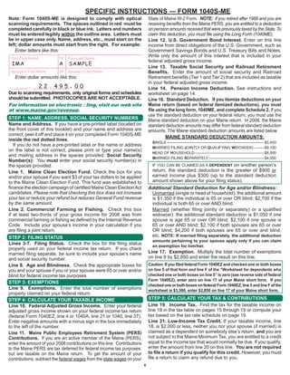 1040S-ME resident short form booklet (forms & instructions) | PDF