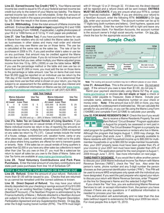 1040S-ME resident short form booklet (forms & instructions) | PDF