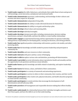 Dept of Education School Kids Programme Overview | PDF