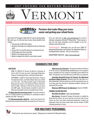 Income Tax Booklet | PDF