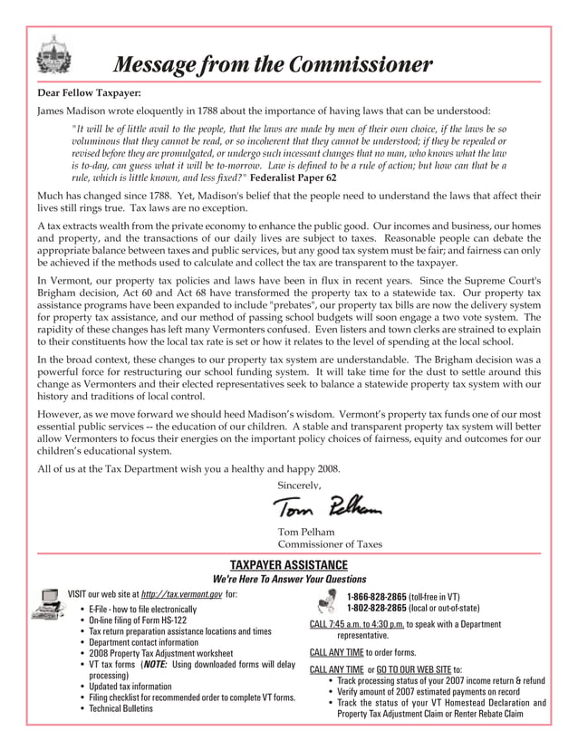 Income Tax Booklet | PDF