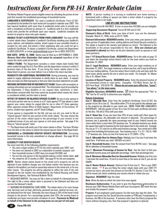 BA-402 - Apportionment & Allocation Schedule | PDF