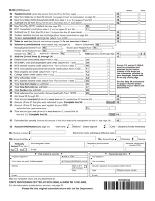 IT-150 Resident Income Tax Return (short form) and instructions | PDF ...
