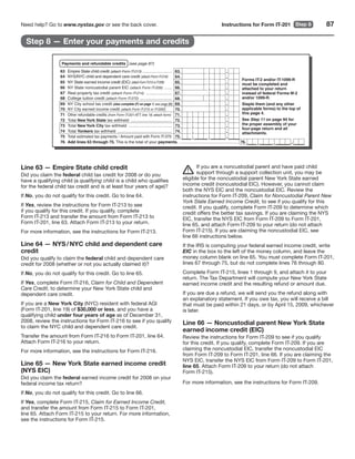 IT-201 Resident Income Tax Return (long form) and instructions ...