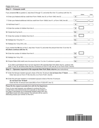 # IT-214 Claim for Real Property Tax Credit for Homeowners and Renters and instructions | PDF