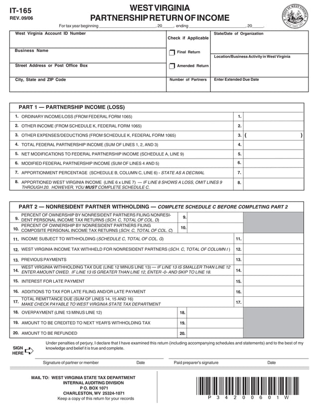 it165 state.wv.us/taxrev/forms | PDF