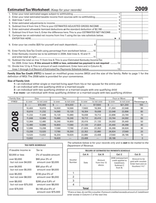 740-ES Instructions for Filing Estimated Tax Vouchers - Form 42A740-S4 ...