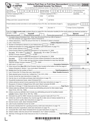 2008 IT-40 PNR Form | PDF