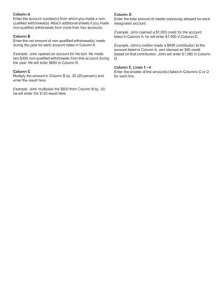 Recapture of Indiana's CollegeChoice 529 Education Savings Plan Credit ...