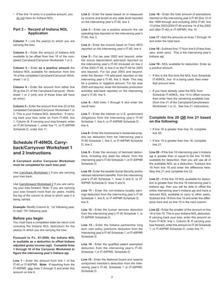 Net Operating Loss Computation for Individuals | PDF