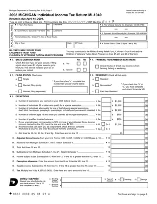 Individual Income Tax Return | PDF