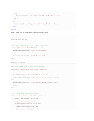 descriptive programming | PDF