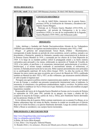 129884208 ficha-bio-gr-hitler | PDF