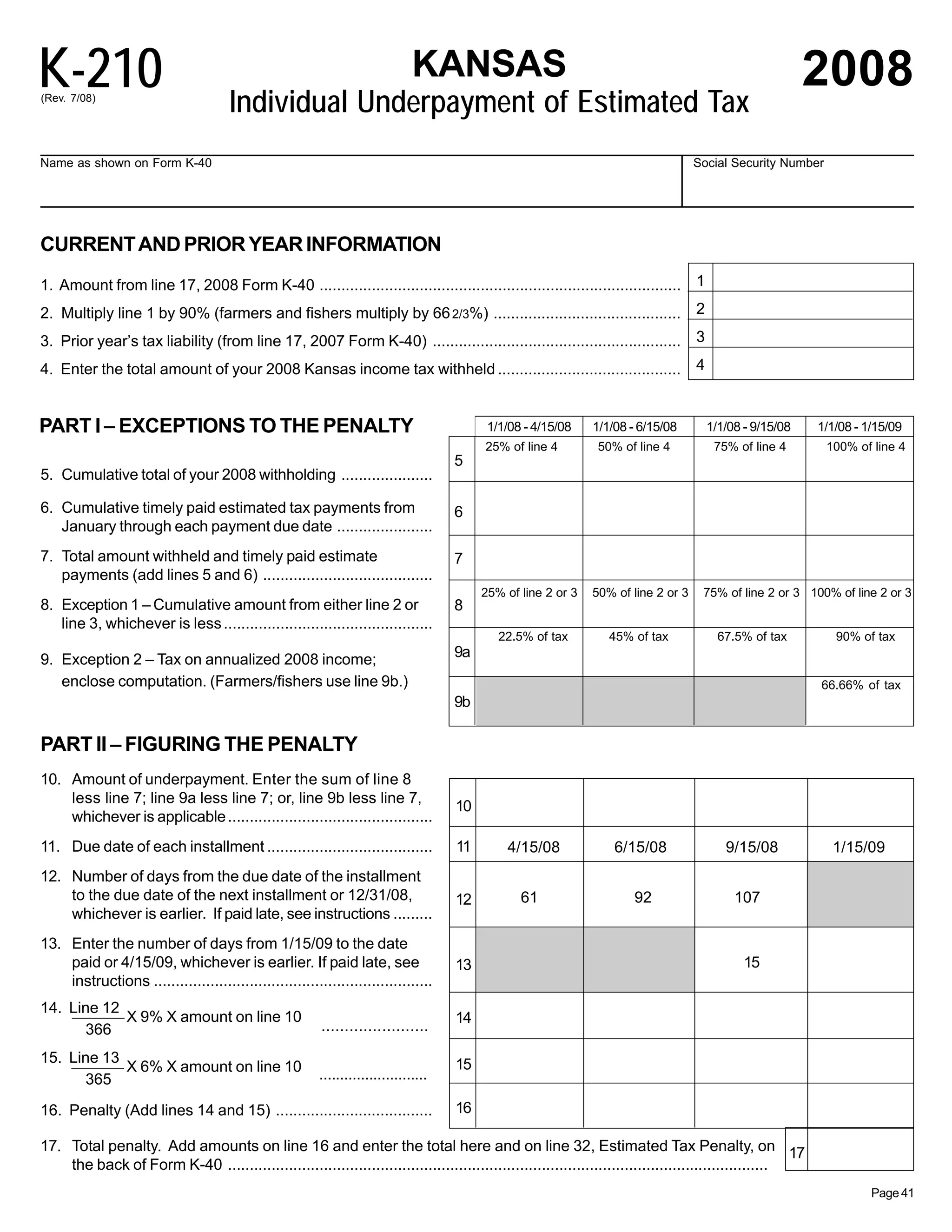 k- 210 ksrevenue.org
