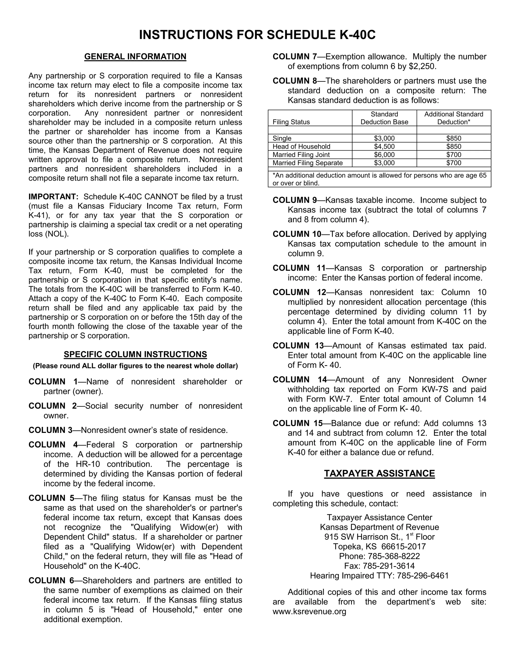 k-40c ksrevenue.org