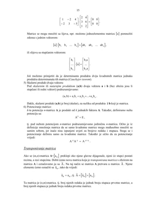 Matrice i Determinante | PDF