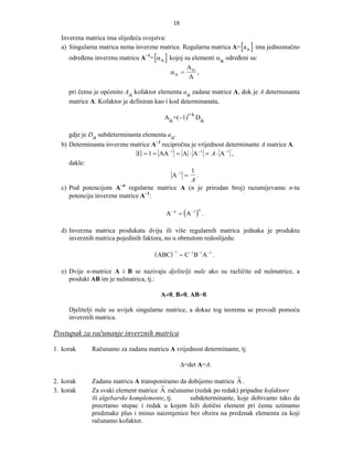Matrice i Determinante | PDF