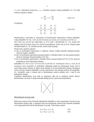 Matrice i Determinante | PDF