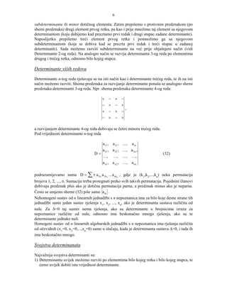 Matrice i Determinante | PDF