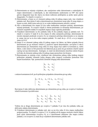 Matrice i Determinante | PDF