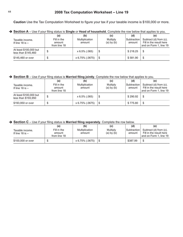 Tax Tables | PDF | Personal Taxes | Personal Finance