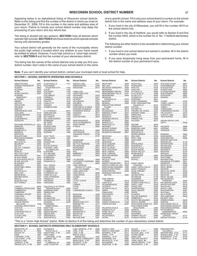 School District Number | PDF