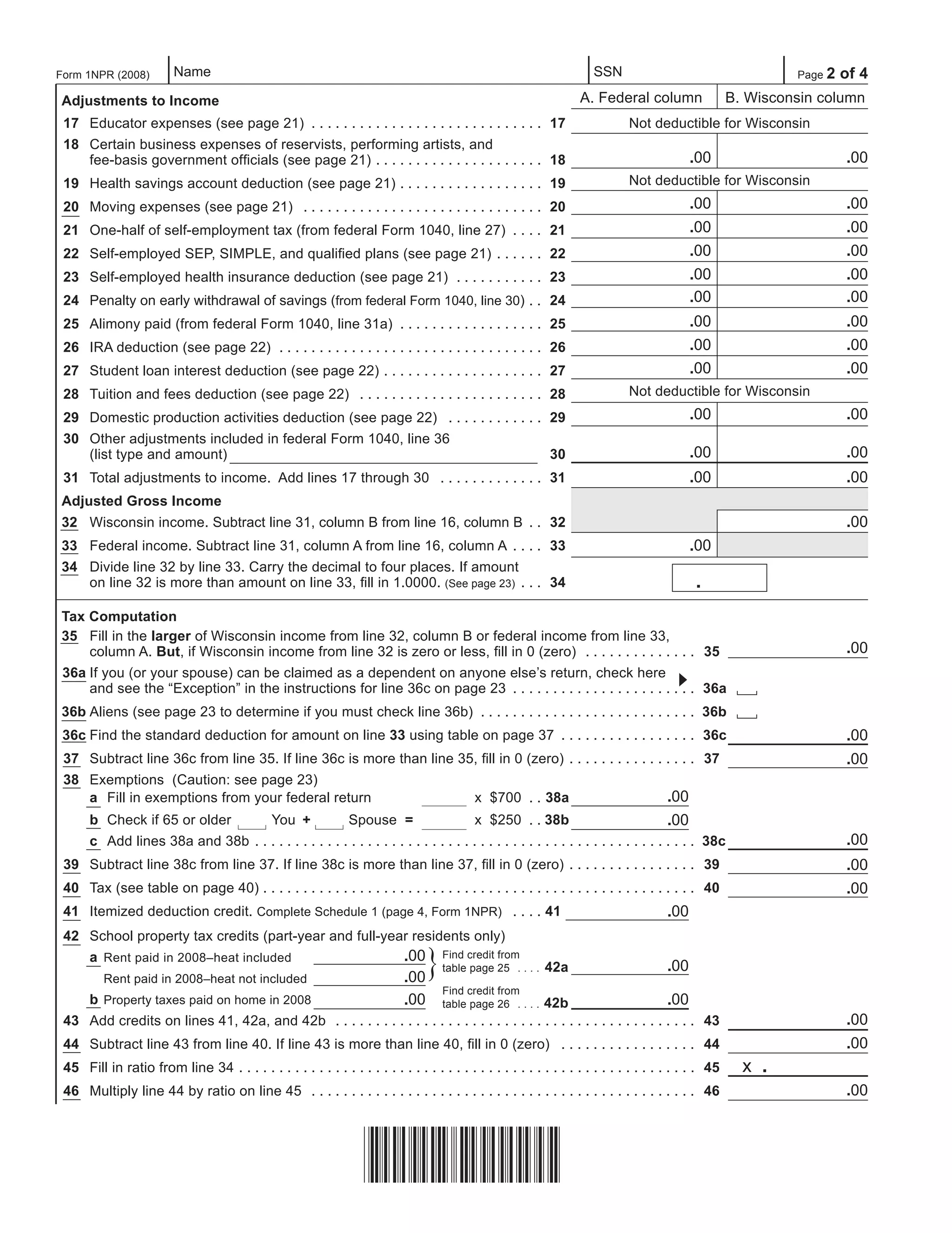 Form 1NPR | PDF