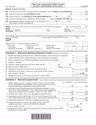 Wisconsin Form 1npr 2023 - Printable Forms Free Online