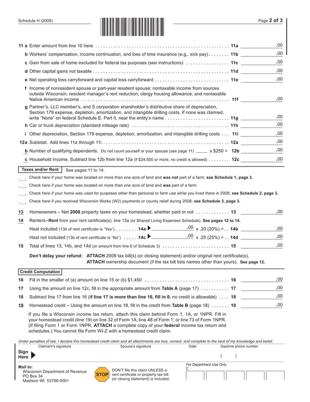 Schedule H | PDF