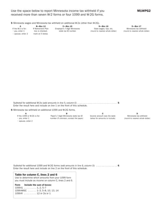 State Of Mn Tax Forms
