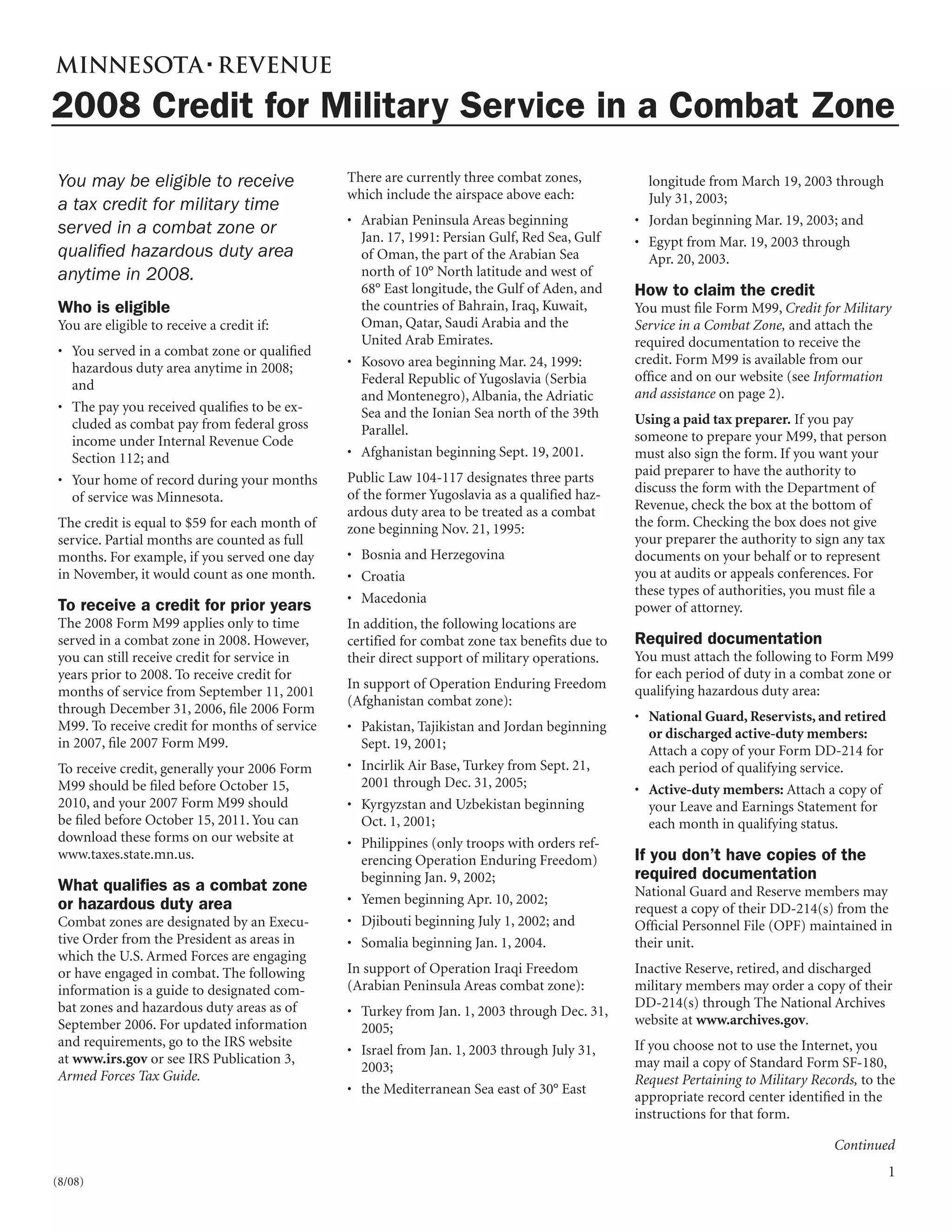 M99 (2008) taxes.state.mn.us