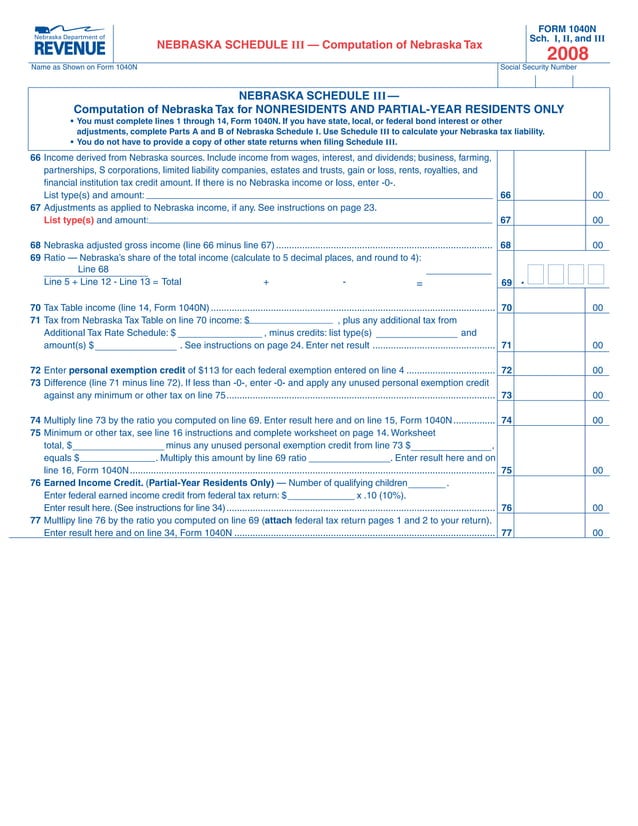 revenue.ne.gov tax current f_1040n_sch | PDF