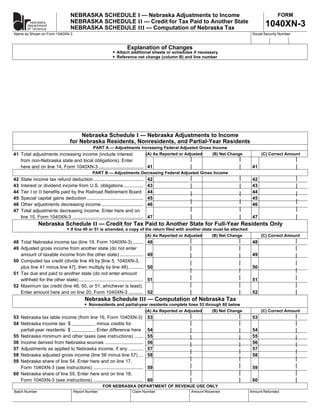 revenue.ne.gov tax current 1040xn-3 | PDF
