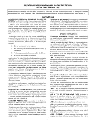 revenue.ne.gov tax current 1040xn-3 | PDF