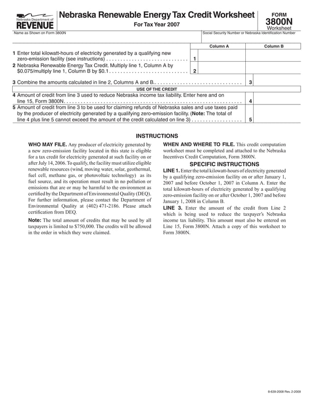 revenue.ne.gov tax current f_3800nwkst2007 | PDF