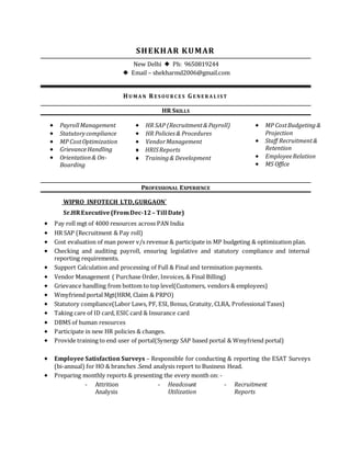 Shekhar Resume | PDF
